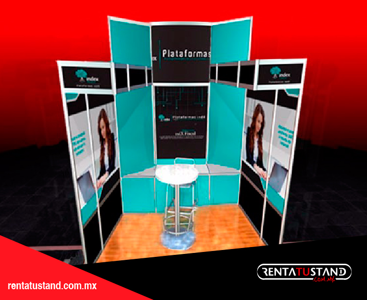 Stand 2x2 cajón #215 | RentaTuStand.com.mx