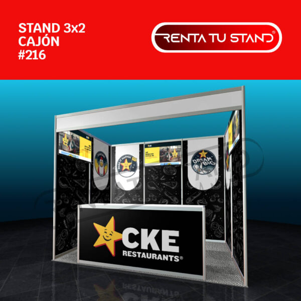 Renta de stands Octanorm para expos en México: Stand de Aluminio.